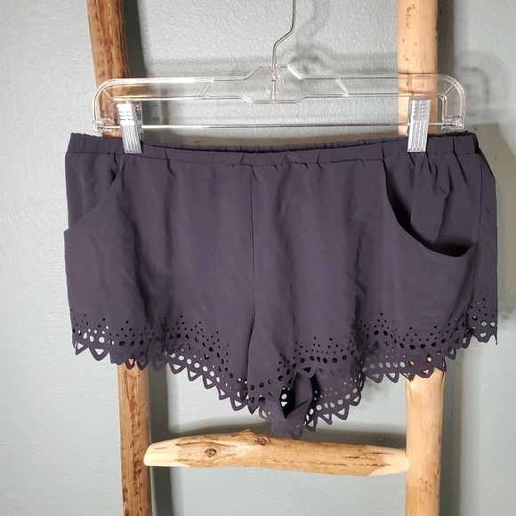 Without Walls | Shorts | Uo Without Walls Laser Cut Perforated Hem ...